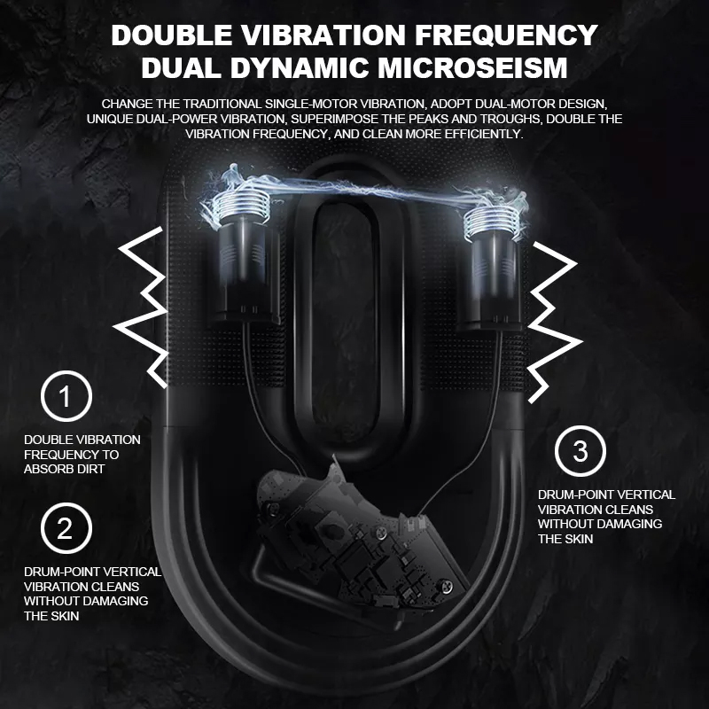 Vibrációs arctisztító, Elektromos szilikonos arctisztító a ...